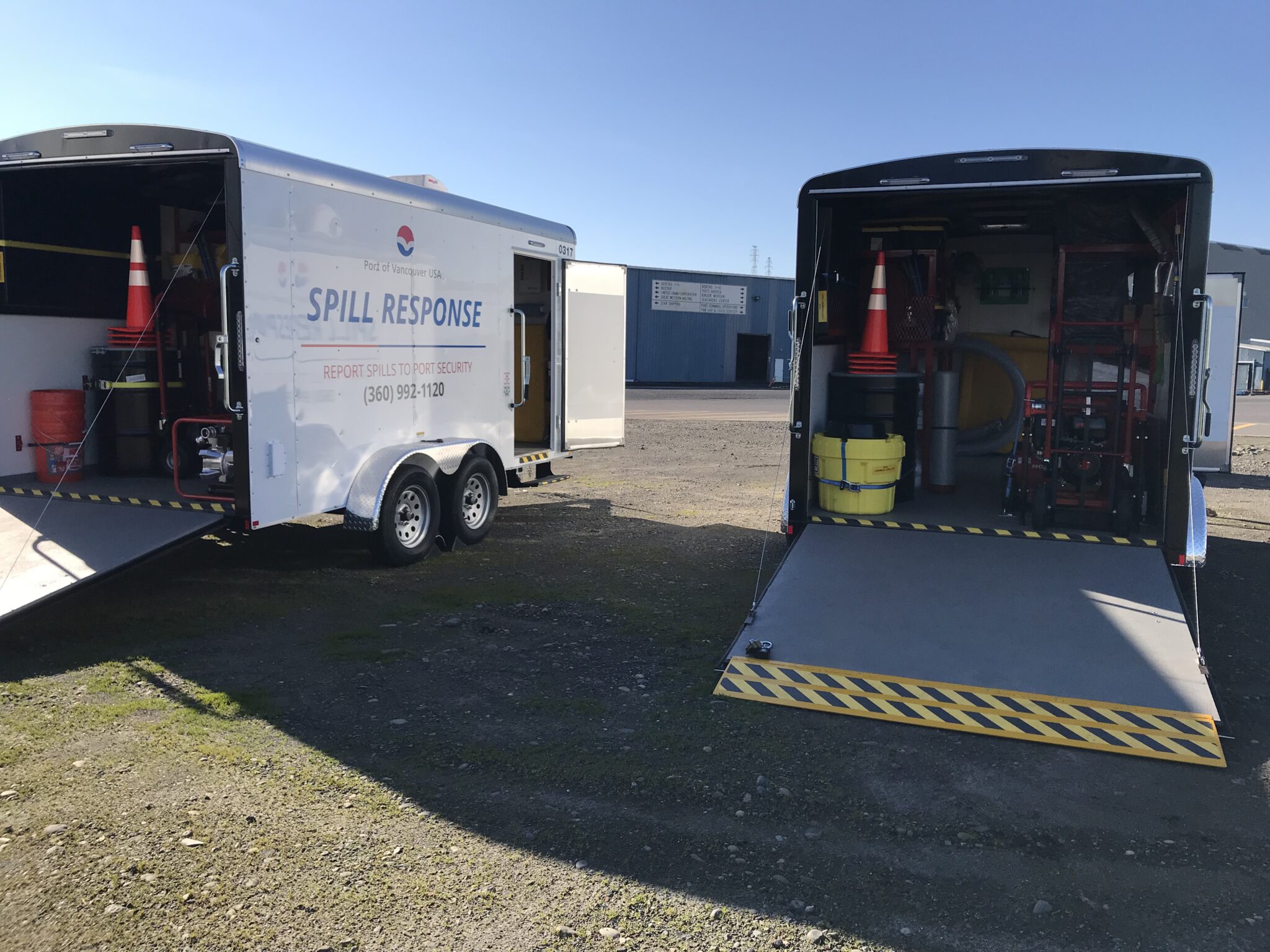 Ecology grant funds two new spill-response trailers at the Port of ...