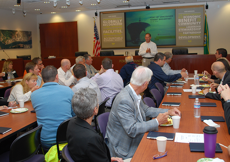 Breakfast With Our Tenants - Port of Vancouver USA
