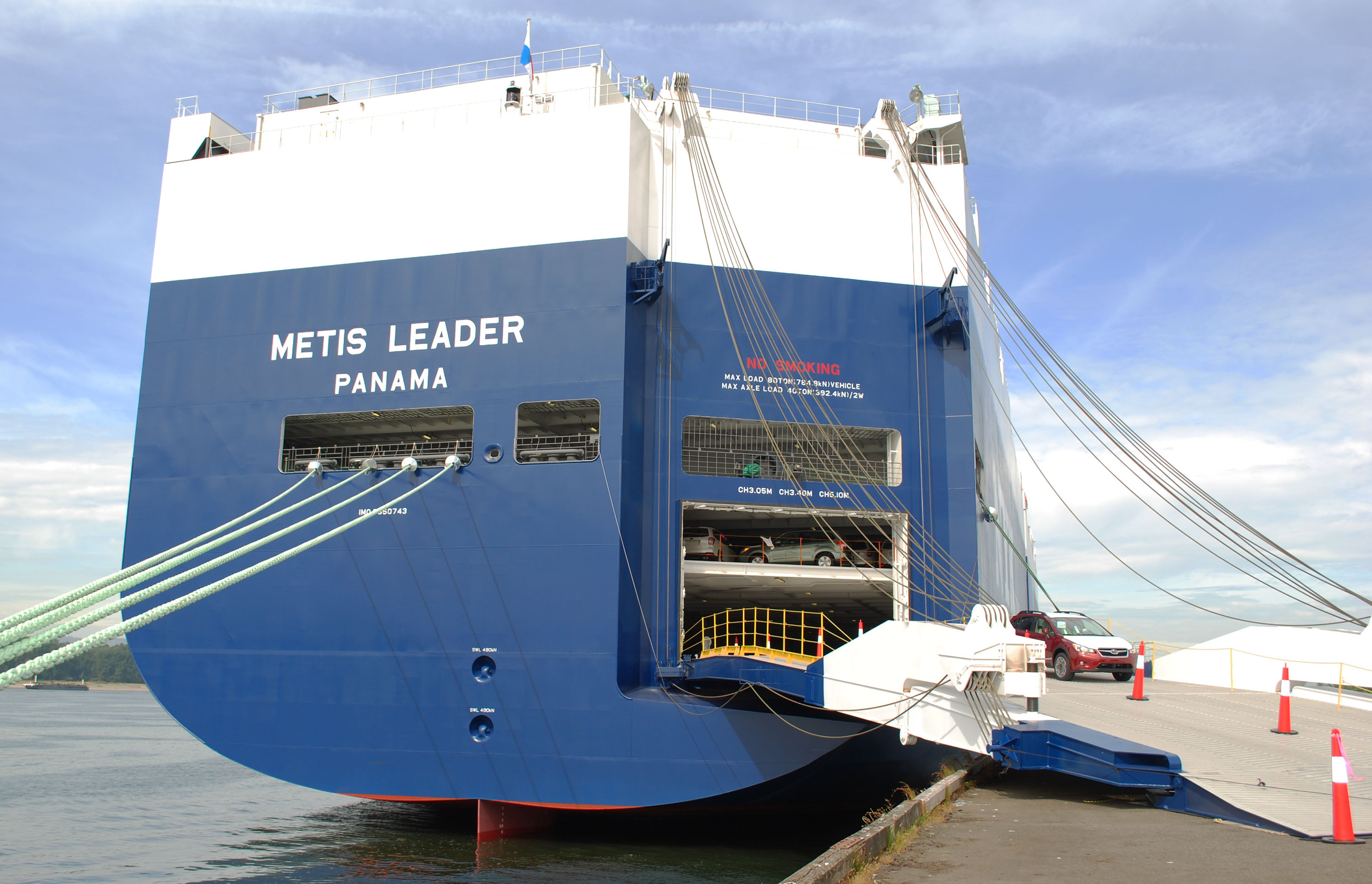 Port of Vancouver USA welcomes the Metis Leader on her maiden voyage ...